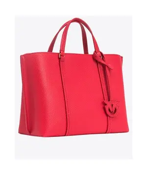 Pinko Carrie Logo Charm Tote Bag