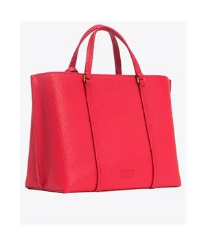 Pinko Carrie Logo Charm Tote Bag
