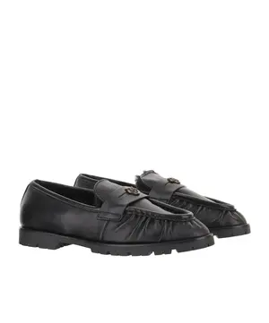 Pinko Love Birds Plaque Flat Shoes