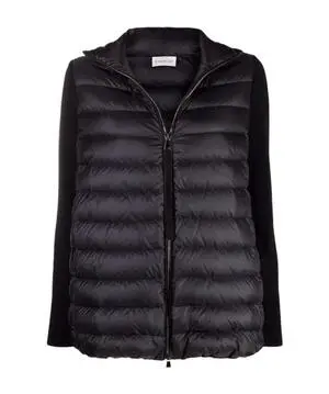 Moncler Padded Zip-up Jacket - Black