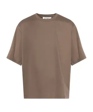 RÓHE Boxy Crew-neck T-shirt - Brown