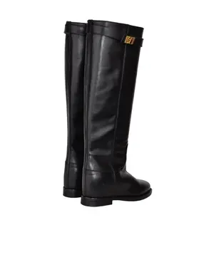 VIA ROMA 15 Knee-length Leather Boots
