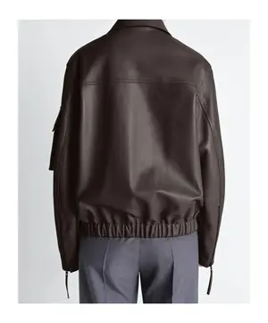 LEMAIRE Multi-pocket Leather Jacket