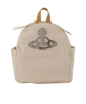VIVIENNE WESTWOOD Zippered Backpack - Beige
