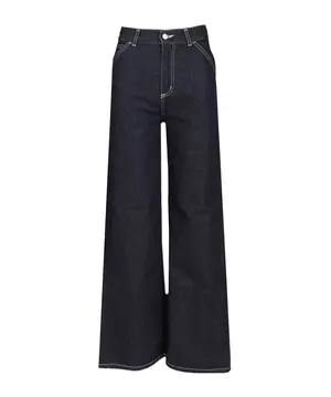 Carhartt Work In Progress High-waist Wide-leg Jeans - Blue