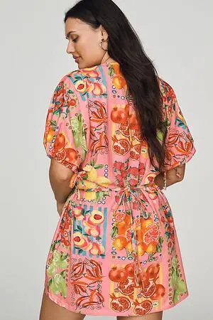 NEVER FULLY DRESSED Fruit Stamp Mi Dress