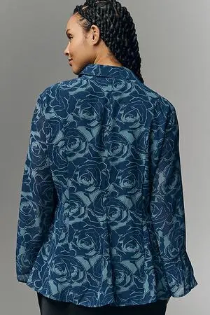 Universal Standard Plus Chiffon Blouse