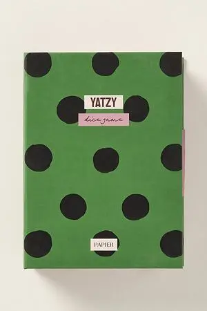 Papier Polka Dot Yatzy Dice Game