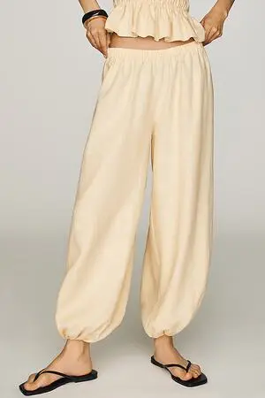 Faithfull The Brand Kortez Len Balloon Pants
