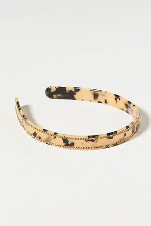 Anthropologie Res Crystal Headband - Tortoise
