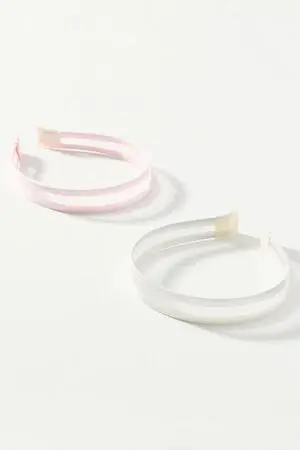 Anthropologie Sheer Headbands, Set Of 2 - Blush