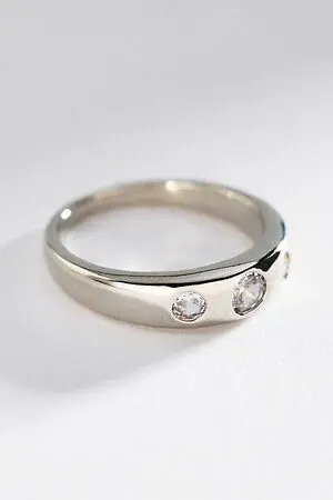 Anthropologie Organic Chunky Gemstone Rg
