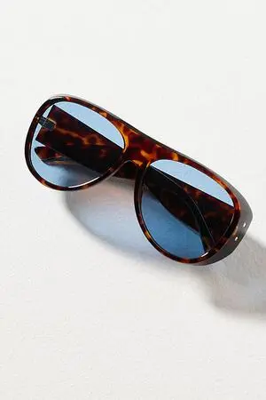 ELEVENTH HOUR Polarized Aviator Sunglasses - Tortoise