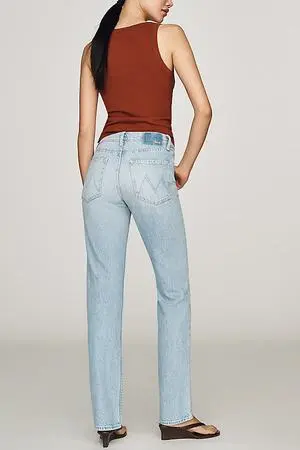 MOTHER Tomcat Skimp High-rise Straight-leg Jeans