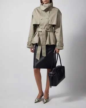 ROTATE BY BIRGER CHRISTENSEN Short Trench Coat