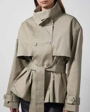 ROTATE BY BIRGER CHRISTENSEN Short Trench Coat