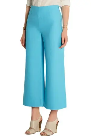 Isa Arfen Linen, Cotton And Silkblend Wideleg Pants