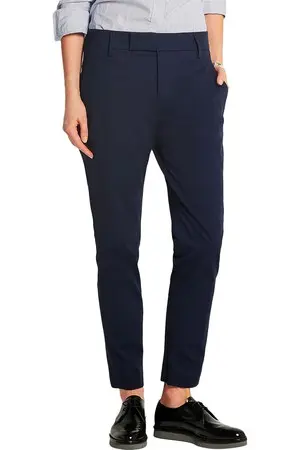 JIL SANDER Cottonblend Twill Tapered Pants