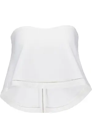 Elizabeth And James Anjelique Strapless Stretchjersey Top - Ivory