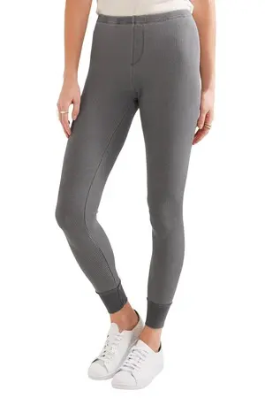 Splendid Nordic Waffleknit Stretch Micro Modal And Cottonblend Leggings