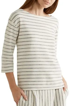 BY MALENE BIRGER Tirans Striped Cottonterry Top