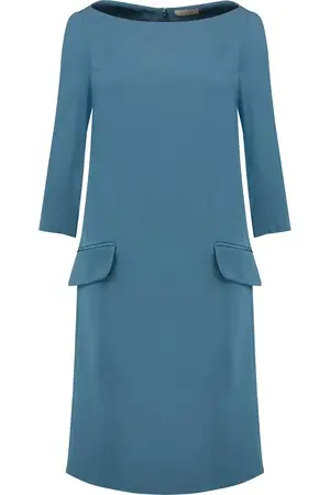 Nina Ricci Crepe Dress - Light Blue