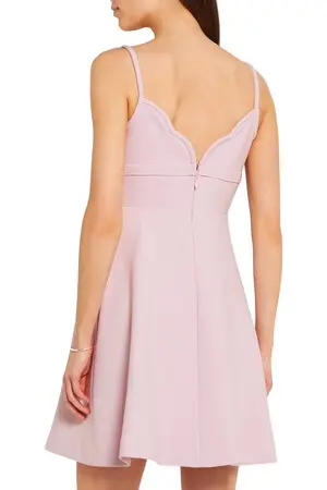 Giambattista Valli Cutout Crepe Mini Dress
