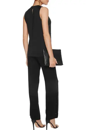 JOSEPH Washedsilk And Stretchjersey Tank