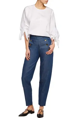 Co Highrise Tapered Jeans