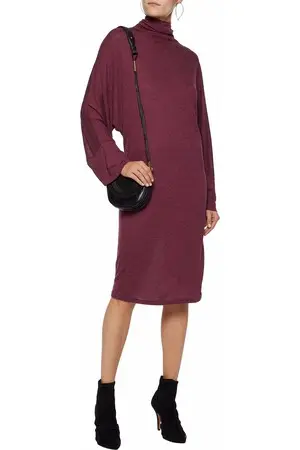 IRO PARIS Stretchjersey Turtleneck Dress
