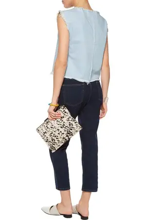 Marc Jacobs Frayed Denim Top