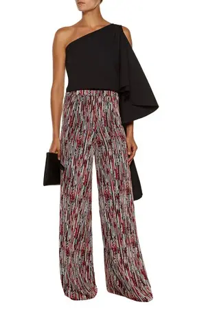 Alice + Olivia Alice Olivia Athena Crochet Wideleg Pants