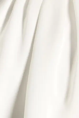 Halston Chainembellished Crepe De Chine Top