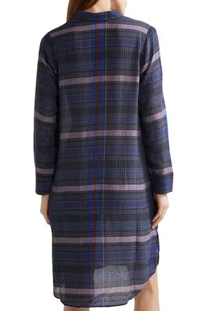 APIECE APART Checked Voile Shirt Dress