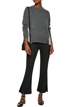 Duffy Twotone Cashmere Sweater