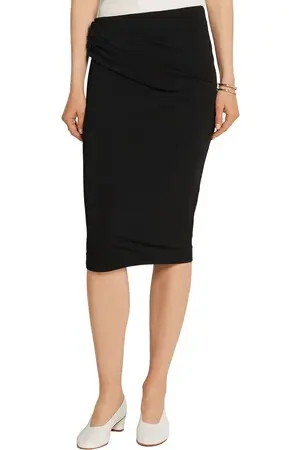 BY MALENE BIRGER Eminnio Ruched Stretchcrepe Pencil Skirt