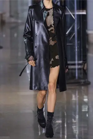 Anthony Vaccarello Lasercut Scuba Mini Dress