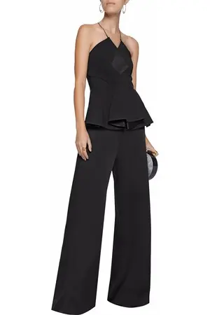 Roland Mouret Carlyle Cady Peplum Jumpsuit