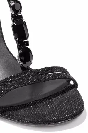 GIUSEPPE ZANOTTI Crystalembellished Suede Sandals