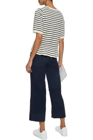 Joie Adolphine Cropped Cottonblend Twill Straightleg Pants