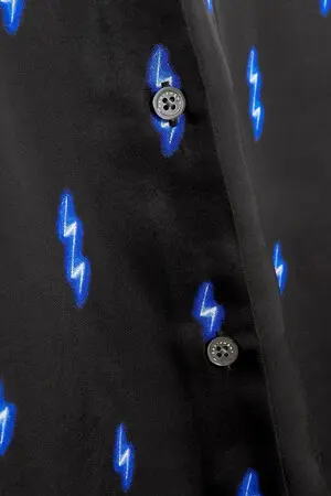 Equipment Essential Printed Washedcrepe Shirt