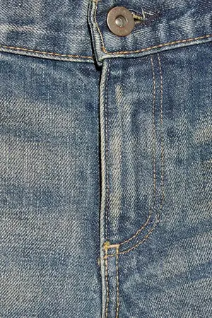 SIMONMILLER Cheviot Distressed Midrise Wideleg Jeans