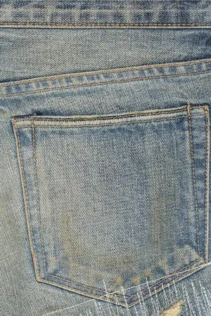 SIMONMILLER Cheviot Distressed Midrise Wideleg Jeans