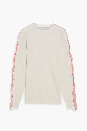 Stella McCartney Ribbed Wool Sweater With Trim
