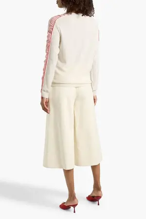 Stella McCartney Ribbed Wool Sweater With Trim