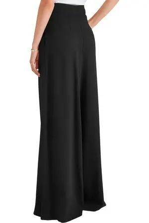 Vanessa Seward Charlotte Woolblend Crepe Wideleg Pants