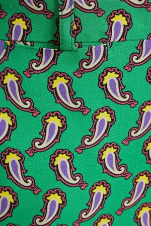 Etro Printed Twill Straightleg Pants
