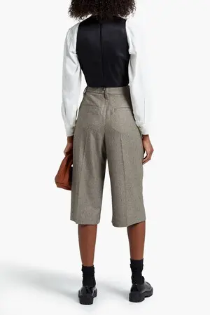 Brunello Cucinelli Cropped Beadembellished Satin Vest