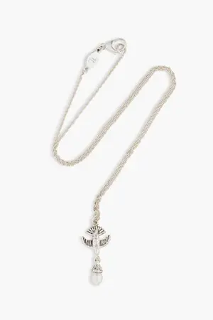 Pamela Love Sterling Freshwater Pearl Necklace - Silver