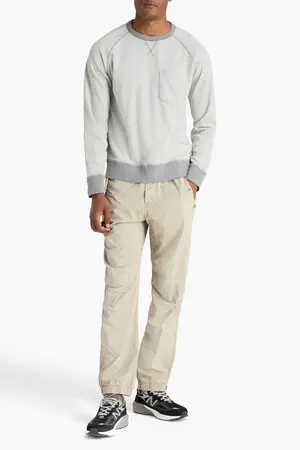 Officine Générale French Cotton-terry Sweatshirt With Chest Pocket